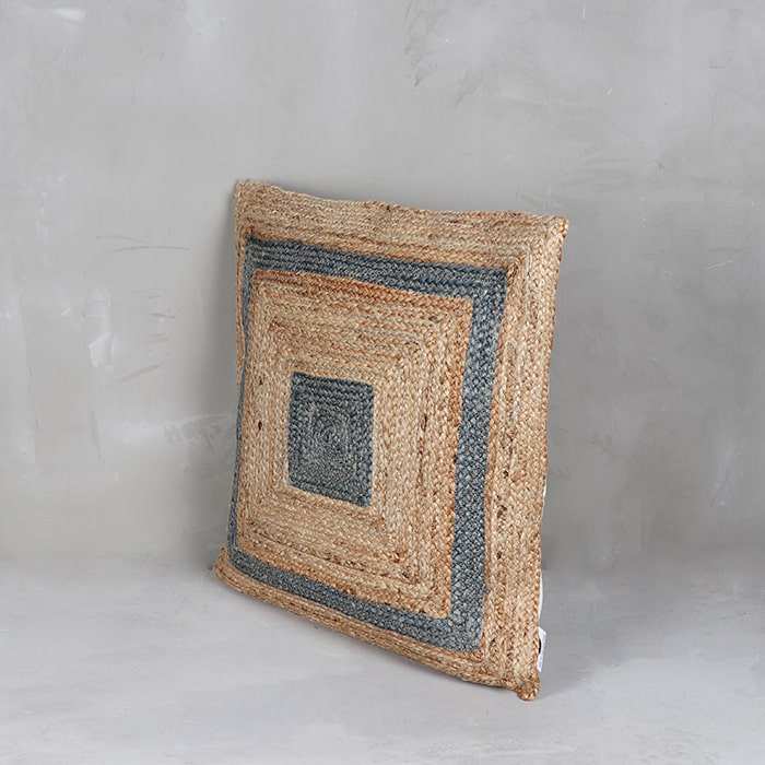 FUNDA COJIN YUTE AZUL – Area Design