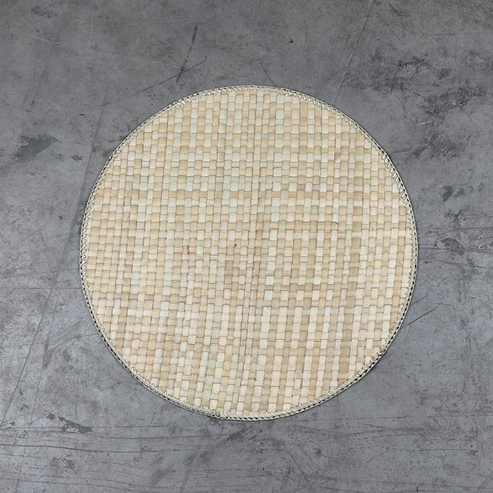 INDIVIDUAL REDONDO NATURAL C/BLANCO – Area Design